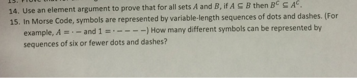 Solved Use an element argument to prove that for all sets A | Chegg.com