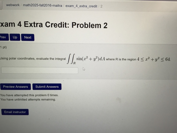Solved Using polar coordinates, evaluate the integral | Chegg.com Solved Using polar coordinates, evaluate the integral | Chegg.com