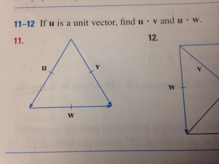 Solved If U is a unit vector, find u midpoint v and u | Chegg.com