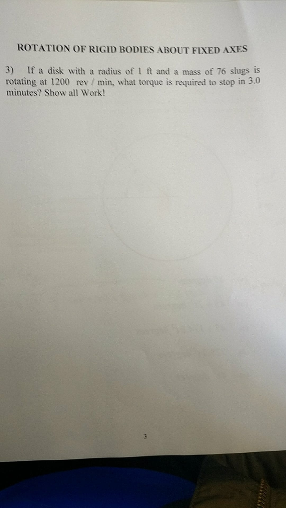 Solved ROTATION OF RIGID BODIES ABOUT FIXED AXES 3) If a | Chegg.com