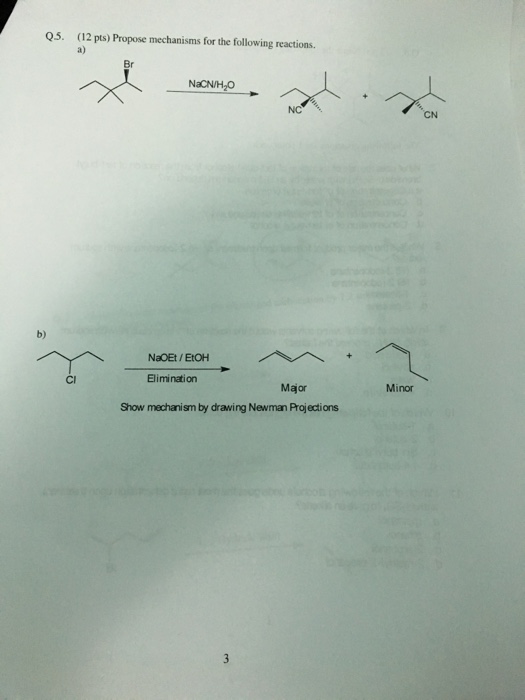 Solved Propose mechanisms for the following reactions. Show | Chegg.com