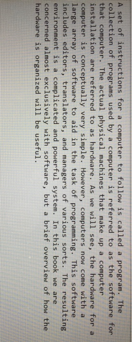 Solved In C Write A Program That Reads A Text File And