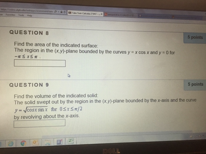 Solved Find the area of the indicated surface: The region | Chegg.com