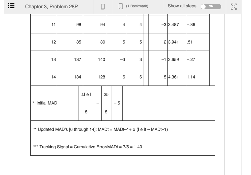 Solved Chapter 3, Problem 28P (1 Bookmark) Show all steps 98 | Chegg.com