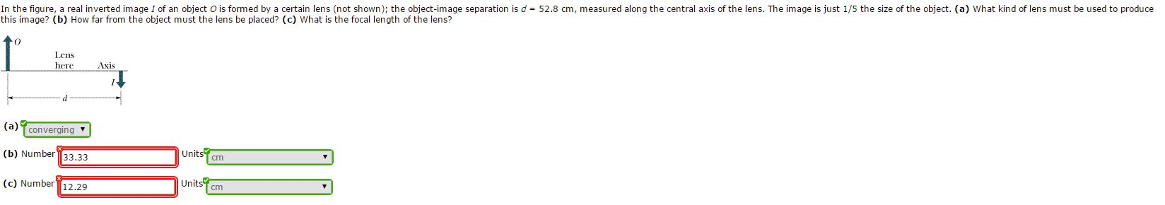 Solved In the figure, a real inverted image I of an object O | Chegg.com