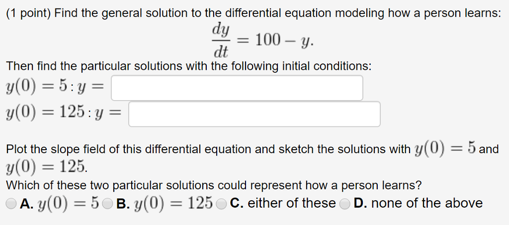 Solved Find the general solution to the differential | Chegg.com