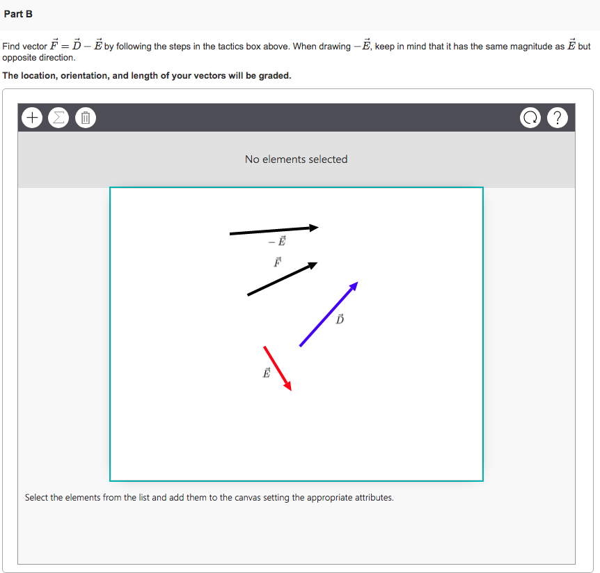 Solved Part A Find vector C-A-B by following the steps in | Chegg.com