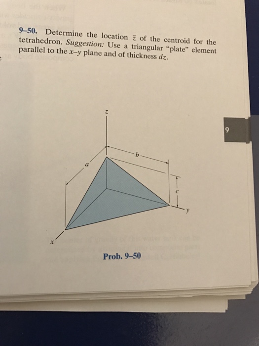 Solved Determine the location z of the centroid for the | Chegg.com