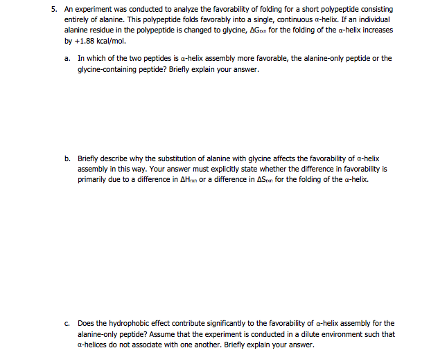 Solved An experiment was conducted to analyze the | Chegg.com