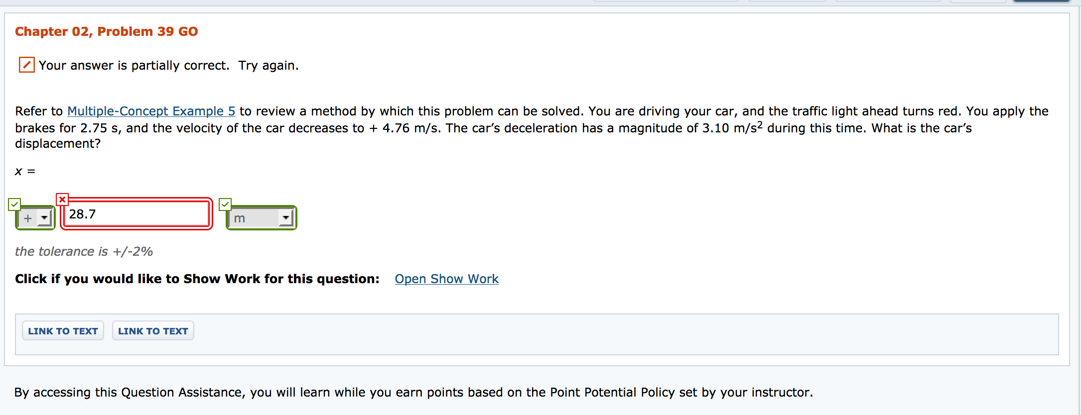 Solved Refer to Multiple-Concept Example 5 to review a | Chegg.com