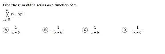 Solved Find the sum of the series as a function of x. | Chegg.com