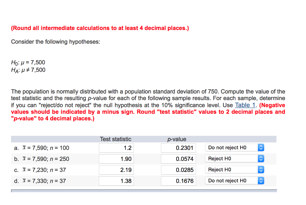 Solved (Round all intermediate calculations to at least 4 | Chegg.com