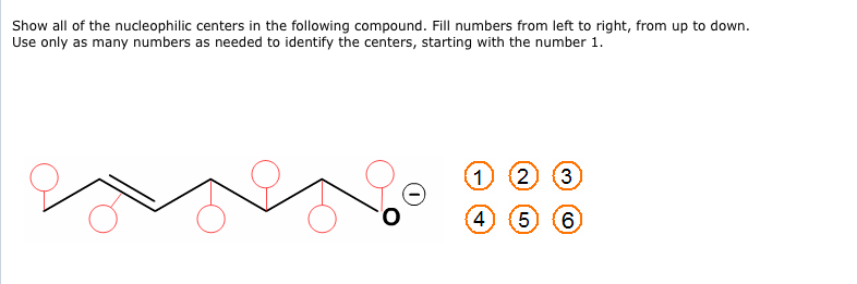 Solved of the nucleophilic centers in the following | Chegg.com