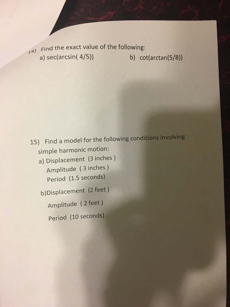solved-find-the-exact-value-of-the-following-a-sec-arcsin-chegg