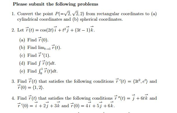 Solved Convert the point P(-Squareroot 2, Squareroot 2, 2) | Chegg.com