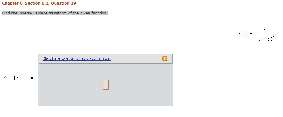 Solved Find the inverse Laplace transform of the given | Chegg.com