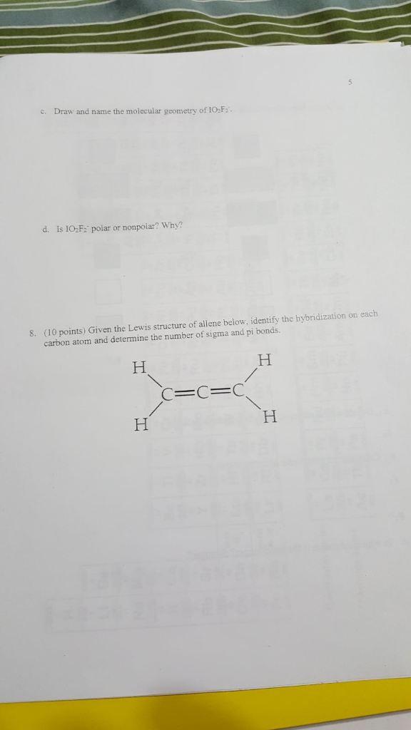 What Is The Hybridisation Of Io2f2 Quora What Is The Molecular Shape