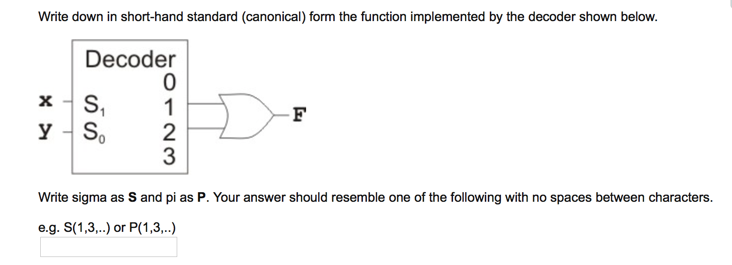 Solved Write down in short-hand standard (canonical) form | Chegg.com