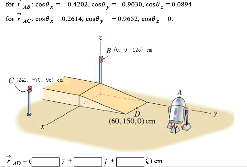 Solved The question: A robot maneuvers itself by using a | Chegg.com