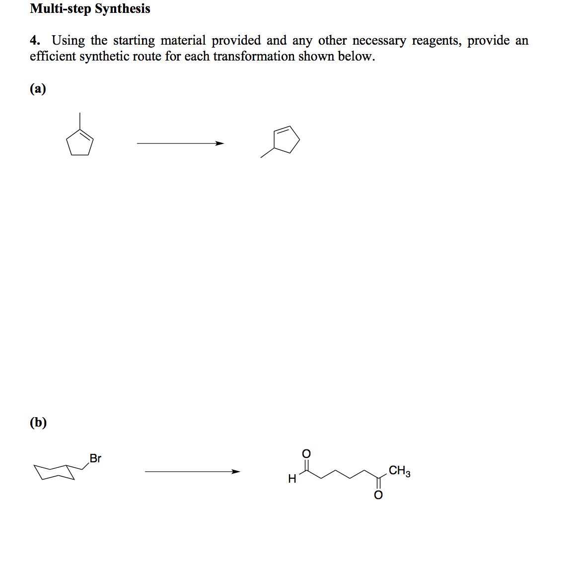 Solved Provide a complete arrow-pushing mechanism for each | Chegg.com