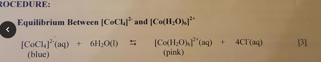 Solved 6. Write equation 3 for the endothermic reaction | Chegg.com