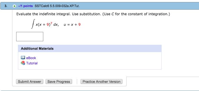 Solved 3. -11 points SSTCalc6 5.5.009-032a.XP.Tut. Evaluate | Chegg.com