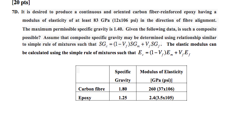 Solved [20 pts] 7D. It is desired to produce a continuous | Chegg.com