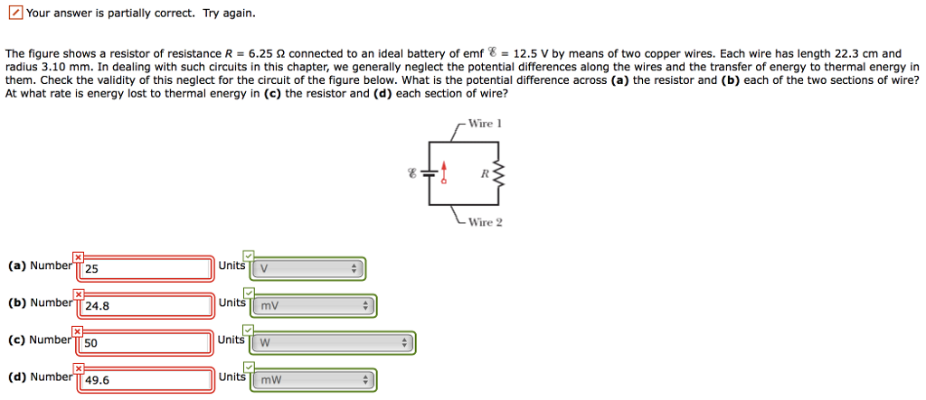 Solved Your answer is partially correct. Try again. The | Chegg.com