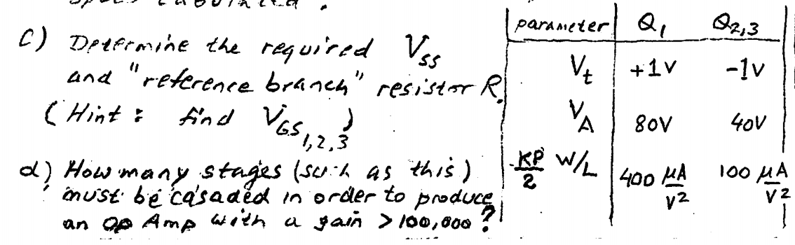 Determine the required Vss and reference branch | Chegg.com