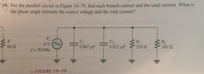 Solved For the parallel circuit in Figure 10-79. find each | Chegg.com