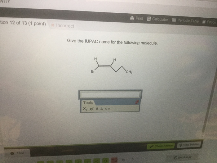Solved Give the iupac name | Chegg.com