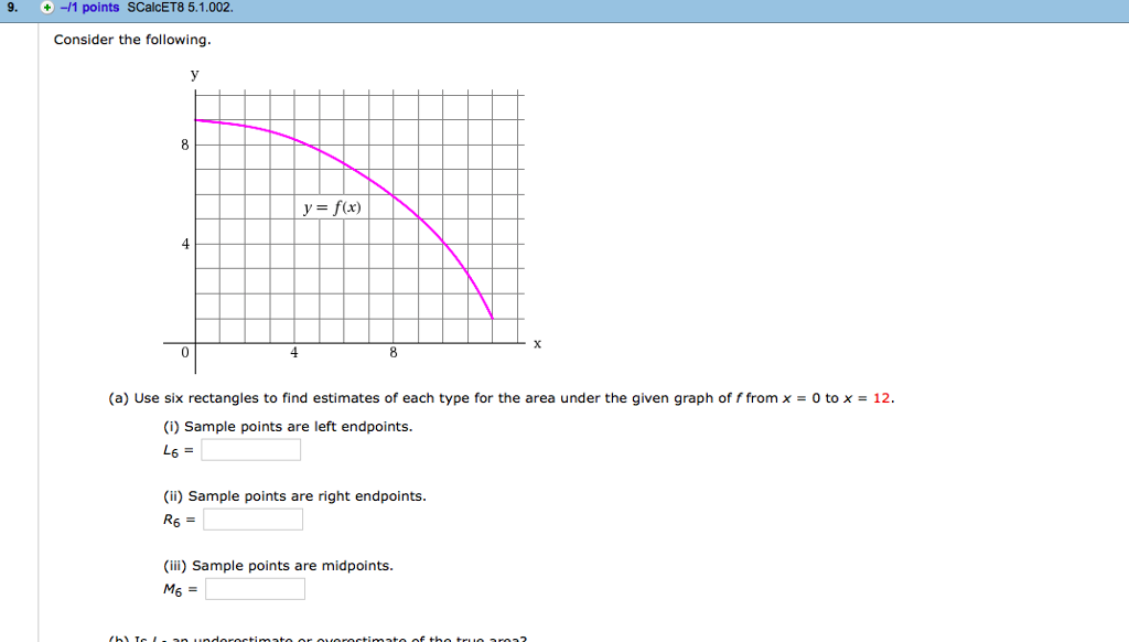 Solved 9. • 11 points scalcET8 5.1.002. Consider the | Chegg.com Solved 9. • 11 points scalcET8 5.1.002. Consider the | Chegg.com