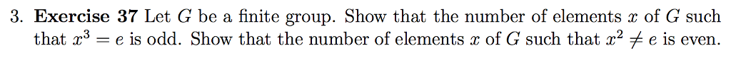 Solved Let G be a finite group. Show that the number of | Chegg.com