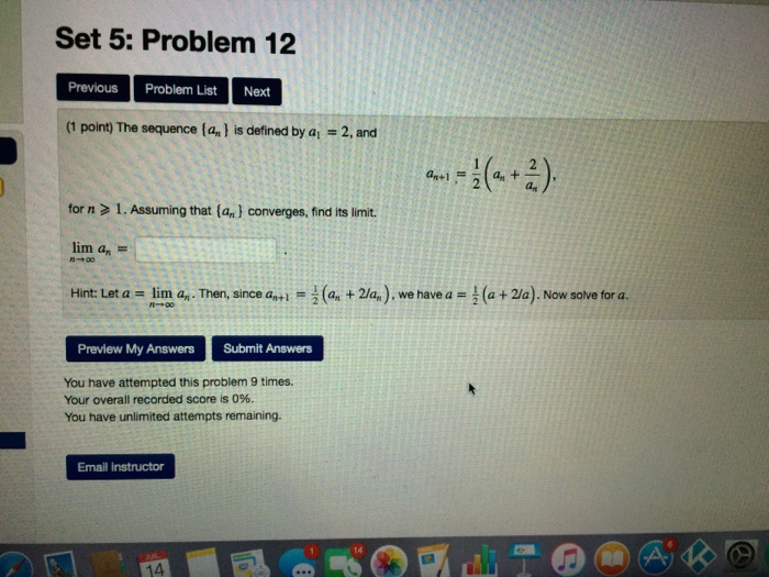 Solved Attempt Results Problems Entered Answer Preview | Chegg.com