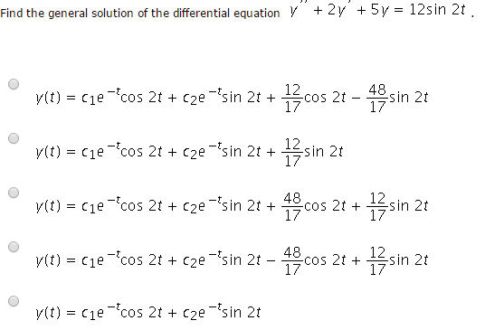 Solved Find the general solution of the differential | Chegg.com