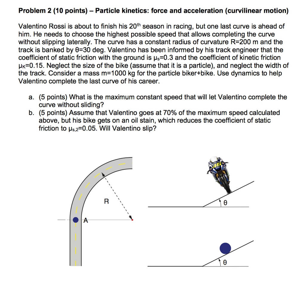 Solved Problem 2 (10 points) - Particle kinetics: force and | Chegg.com