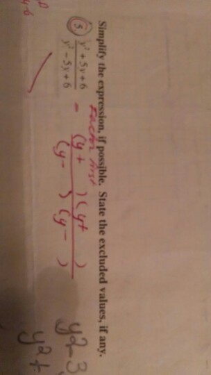 Solved Simplify the expression, if possible. State the | Chegg.com