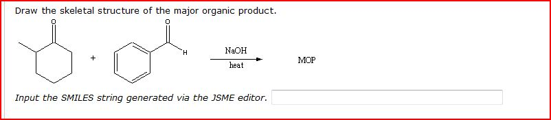 Solved Draw the skeletal structure of the major organic | Chegg.com