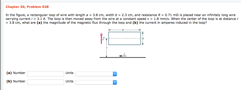 Solved: In The Figure, A Rectangular Loop Of Wire With Len... | Chegg.com
