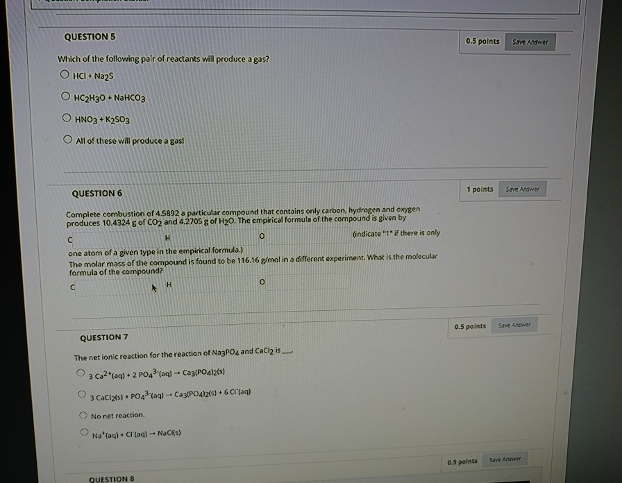 Solved QUESTION5 0.5 points Save Answer Which of the | Chegg.com