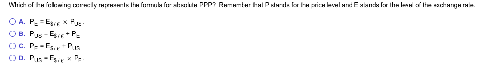 Solved Which of the following correctly represents the | Chegg.com