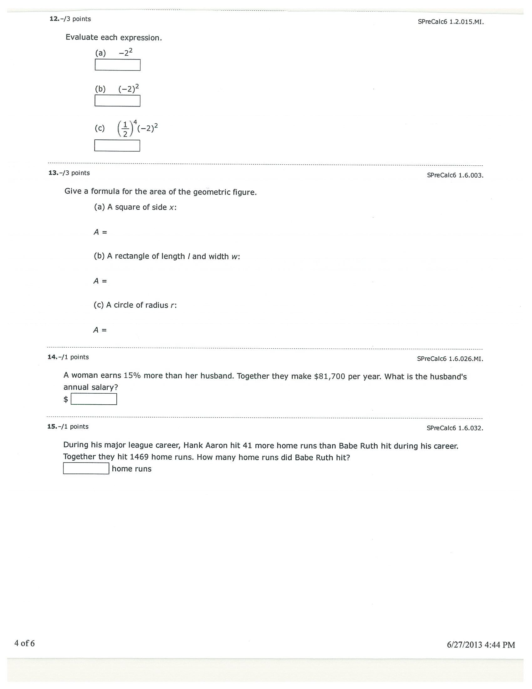Solved Question | Chegg.com