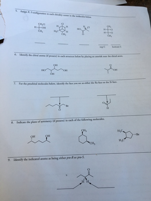 Solved Assign R, S configuration to each chirality center in | Chegg.com