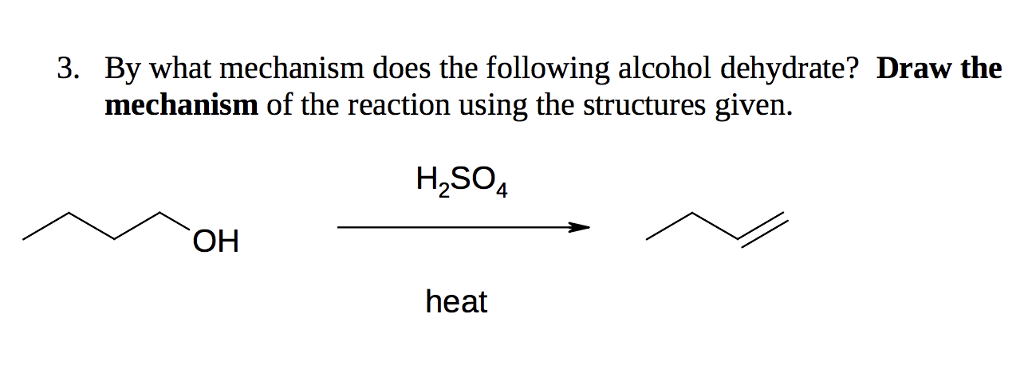 Solved By what mechanism does the following alcohol | Chegg.com