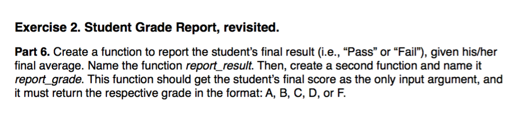 Solved Exercise 2. Student Grade Report, revisited. Part 6. | Chegg.com