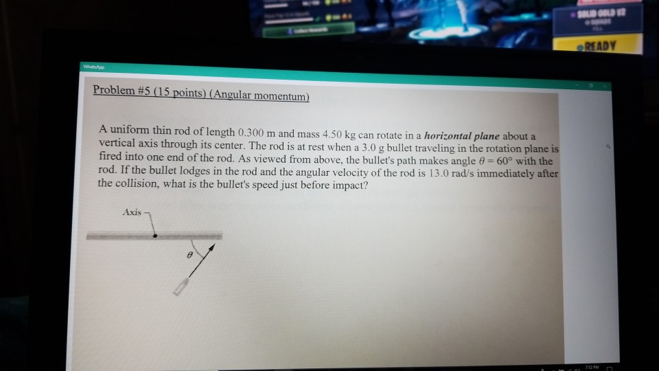 Solved READY Problem #5 (15 points) (Angular momentum A | Chegg.com