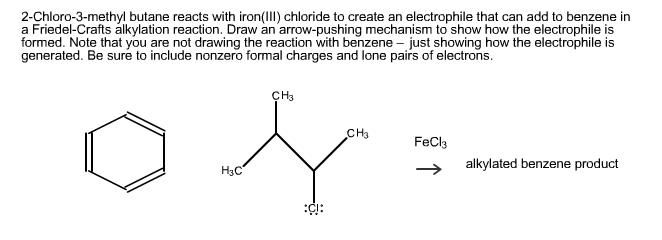 Solved 2-Chloro-3-methyl butane reacts with iron(III) | Chegg.com