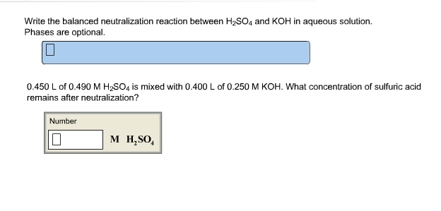 Solved: Write The Balanced Neutralization Reaction Between... | Chegg.com