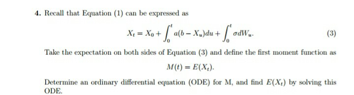 Solved 2 Consider a stochastic differential equation (SDE) | Chegg.com
