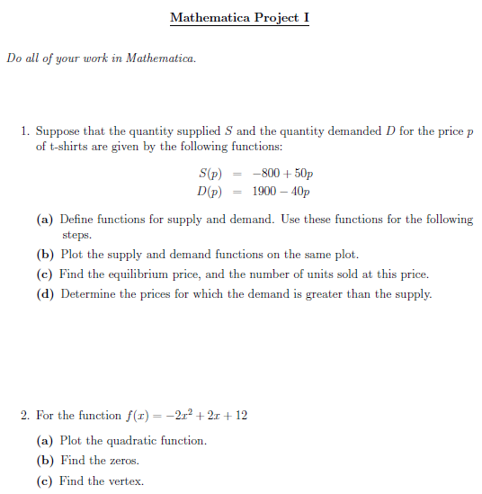 Solved Do all of your work in Mathematica. Suppose that the | Chegg.com